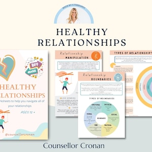 Teen Mental Health Mega Bundle, Therapy Worksheets, Healing Journey ...