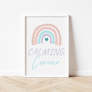 Calming Corner Set of 6, Classroom Decor Bundle, Therapist Office Set ...