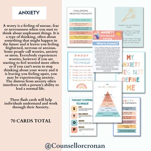 Anxiety Affirmation Cards Therapy Tools Calming Down Corner - Etsy