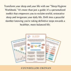 Sleep Hygiene Workbook. Self-care Tips. Therapy Worksheets,sleep ...