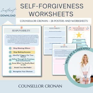 Self Worth Discovery Therapy Bundle, Self Love, Self Care, Positive ...