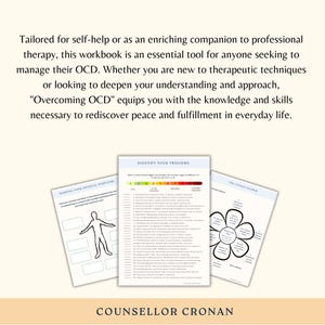 Obsessive Compulsive Disorder OCD Workbook, Intrusive Thoughts ...