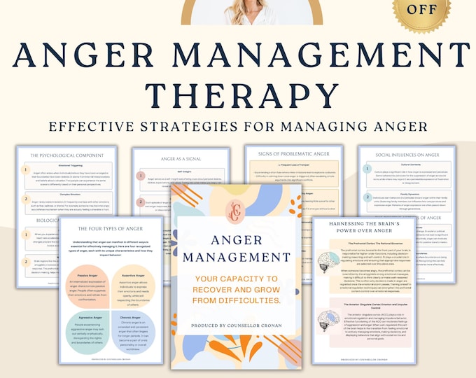 Anger Management for Teens and Adults. Anger Workbook. Self-regulation ...