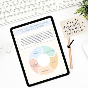 Obsessive Compulsive Disorder OCD Workbook, Intrusive Thoughts ...