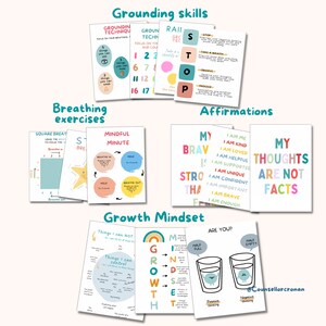 Kids Emotional Regulation Cards Mindfulness Cards Grounding - Etsy