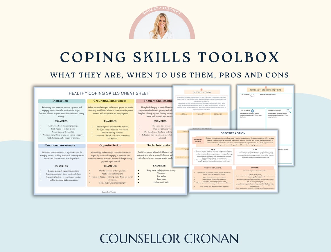 Coping Skills Toolbox. Accessing the Different Styles of Coping Skills ...
