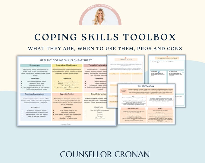 Travel Coping Box for Kids Sensory Fidgets Anxiety Coping Box ADHD ...