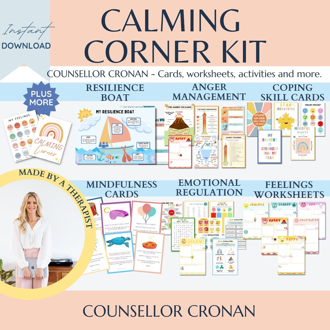 Calming Corner Kit 50% off Bundle, Therapy Office Decor, Behaviour ...