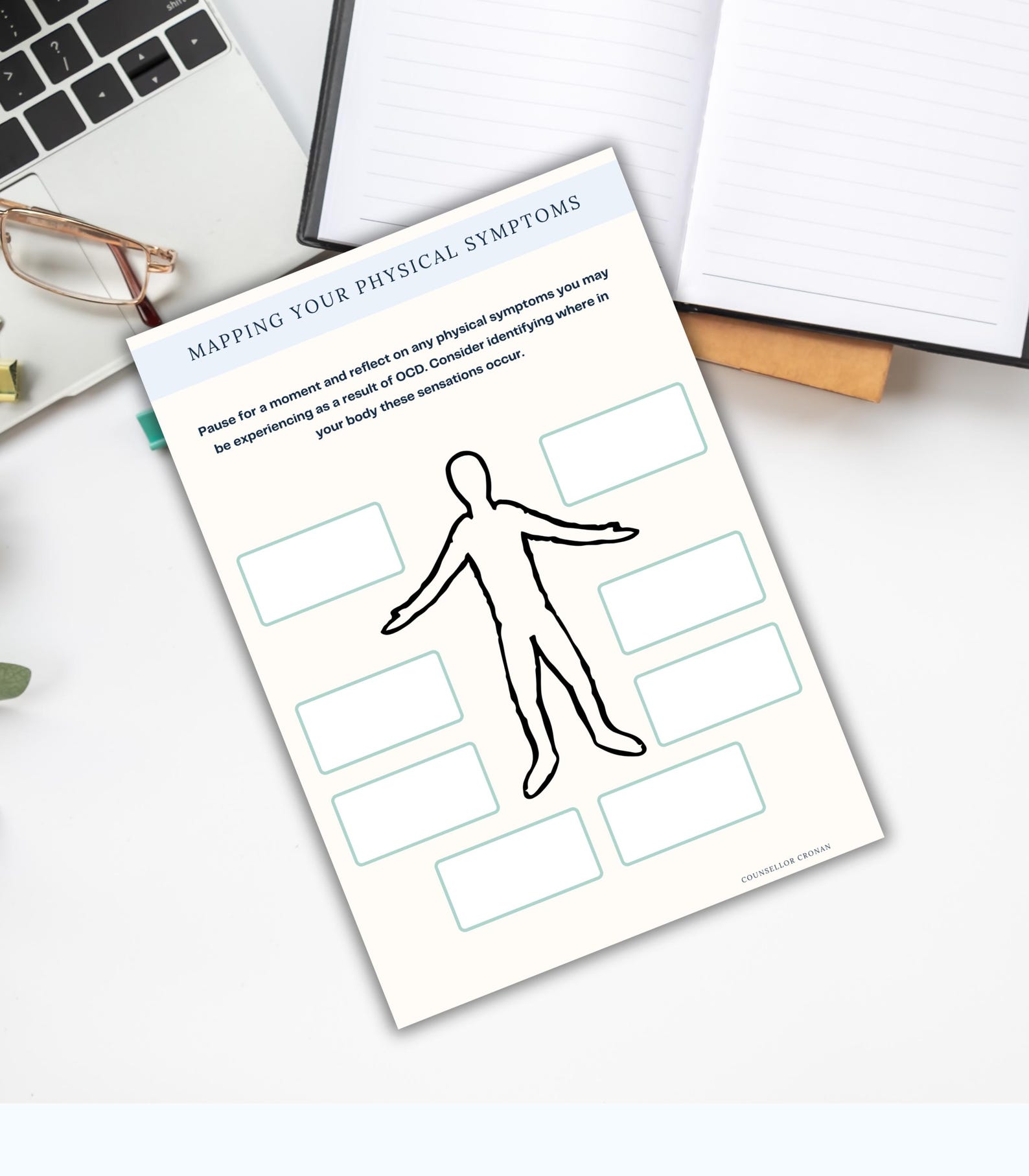 Obsessive Compulsive Disorder OCD Workbook, Intrusive Thoughts ...