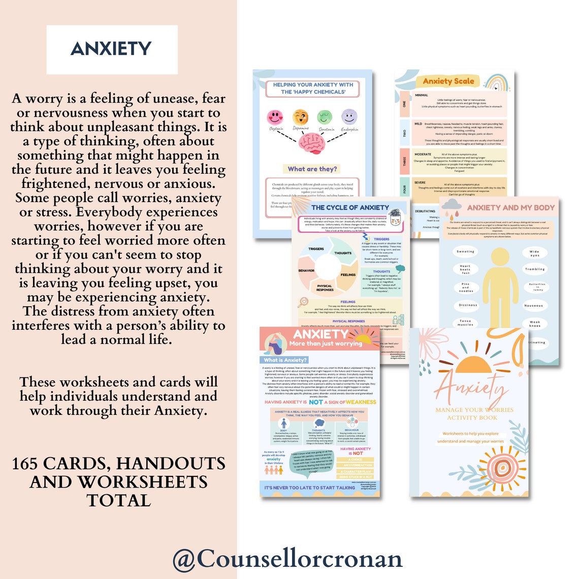 Anxiety Mega Bundle Psychologist Resources Therapy - Etsy Australia