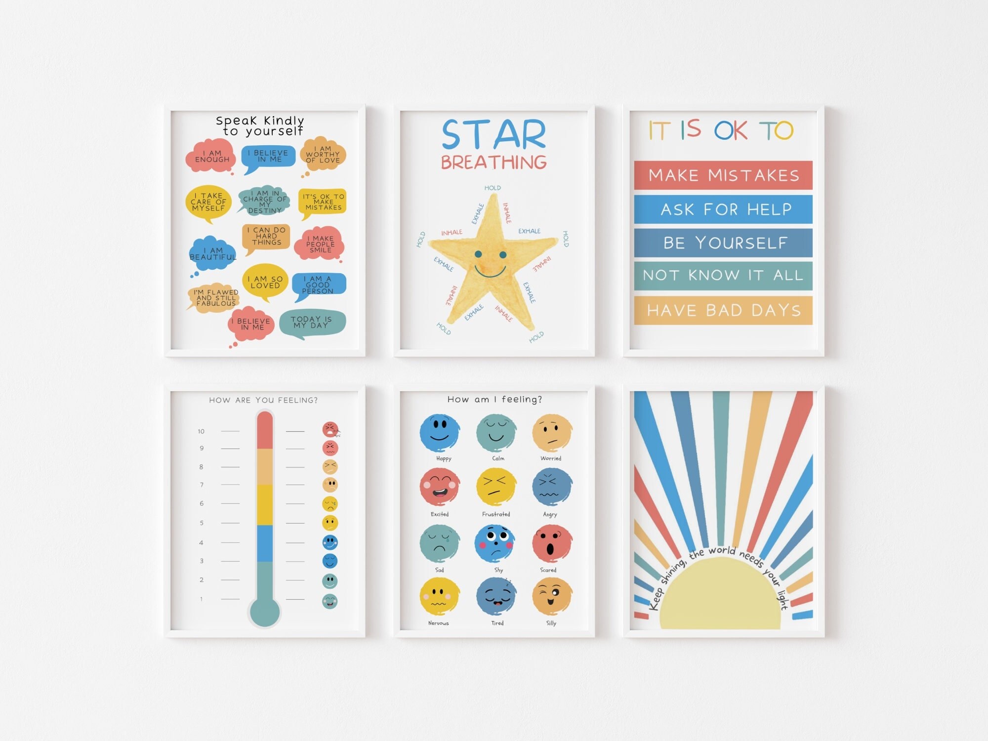 Social Emotional Learning Posters Classroom Decor Bundle | Etsy