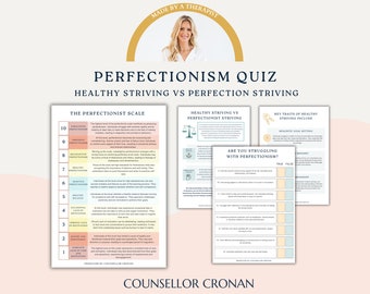 Perfectionism Scale and Quiz. Healthy Striving Vs Perfection Striving ...