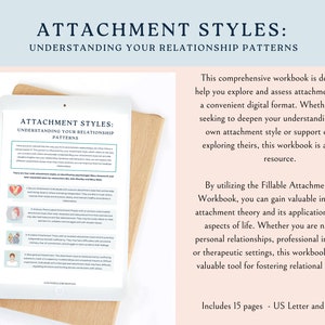 Attachment Styles Quiz, Adult Attachment Styles, Attachment Worksheet ...