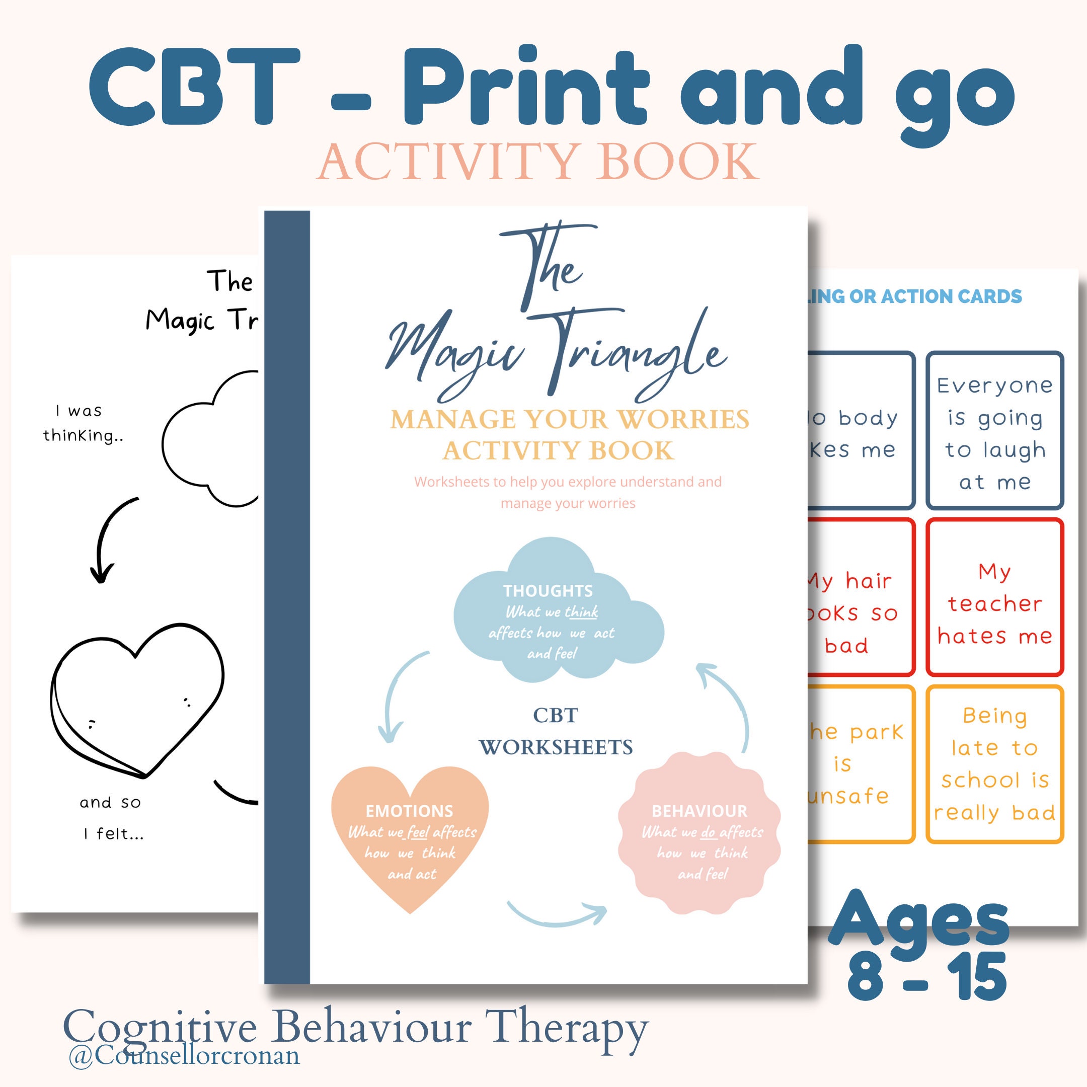 Counselling Worksheets Therapy Bundle Therapy Worksheets - Etsy