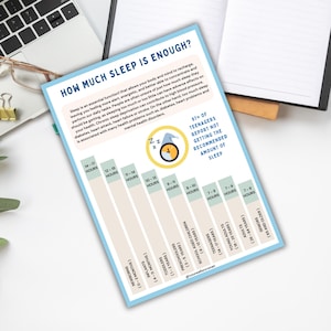 Sleep Hygiene Worksheets, Sleep Journal, Sleep Habits, Sleep Cycle ...