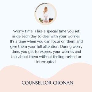 Setting up a Worry Time for Kids Worksheets, Infographic, Worry Jar ...