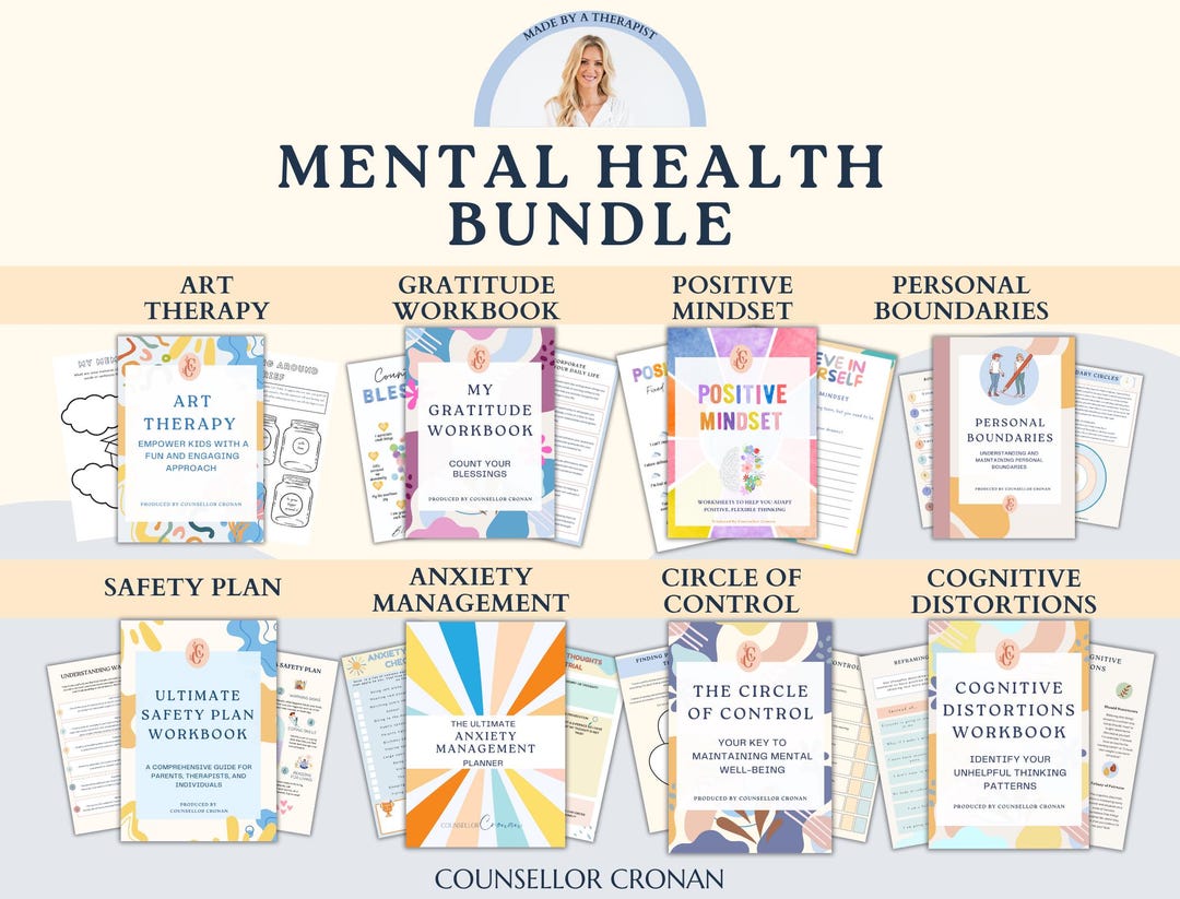 Ultimate Mental Health Activity Bundle. Self-esteem Confidence ...