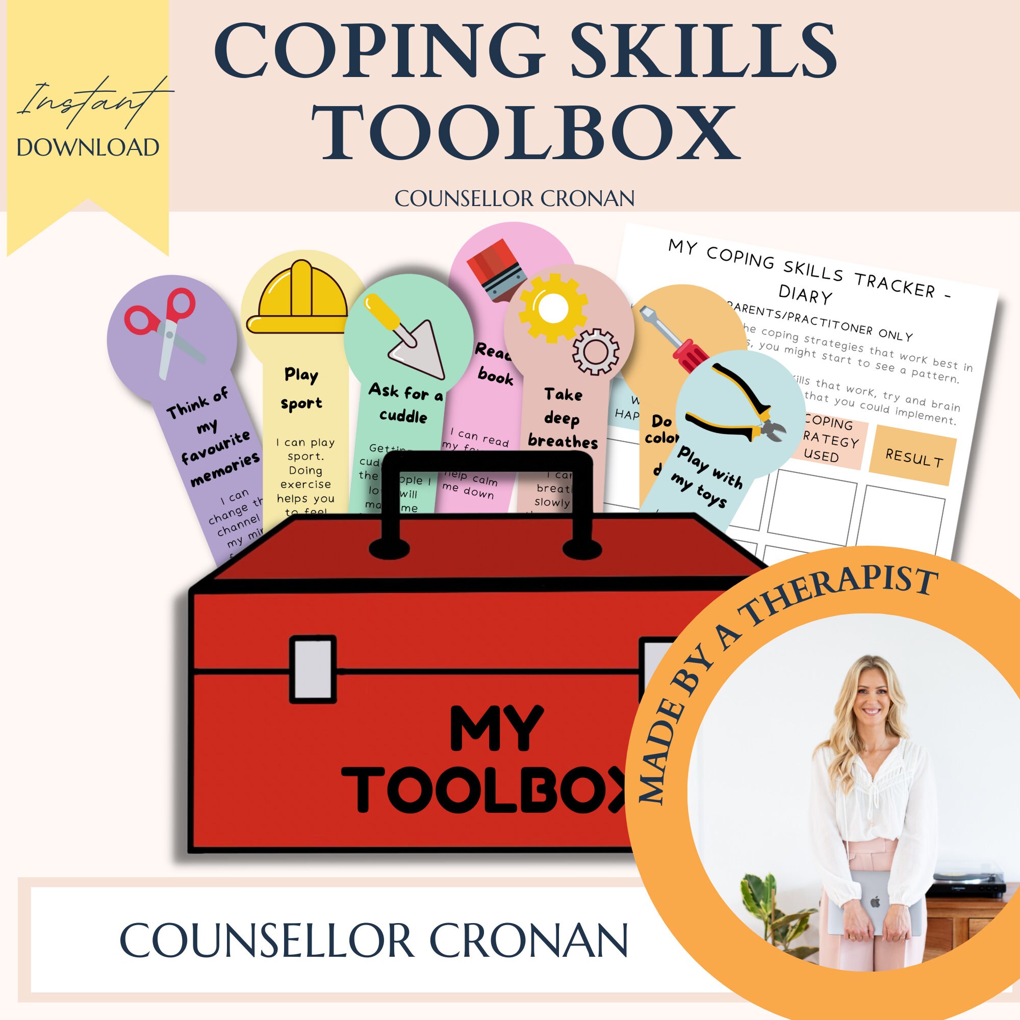 Calming Corner Kit Bundle, Coping Skills for Kids, Self Regulation ...