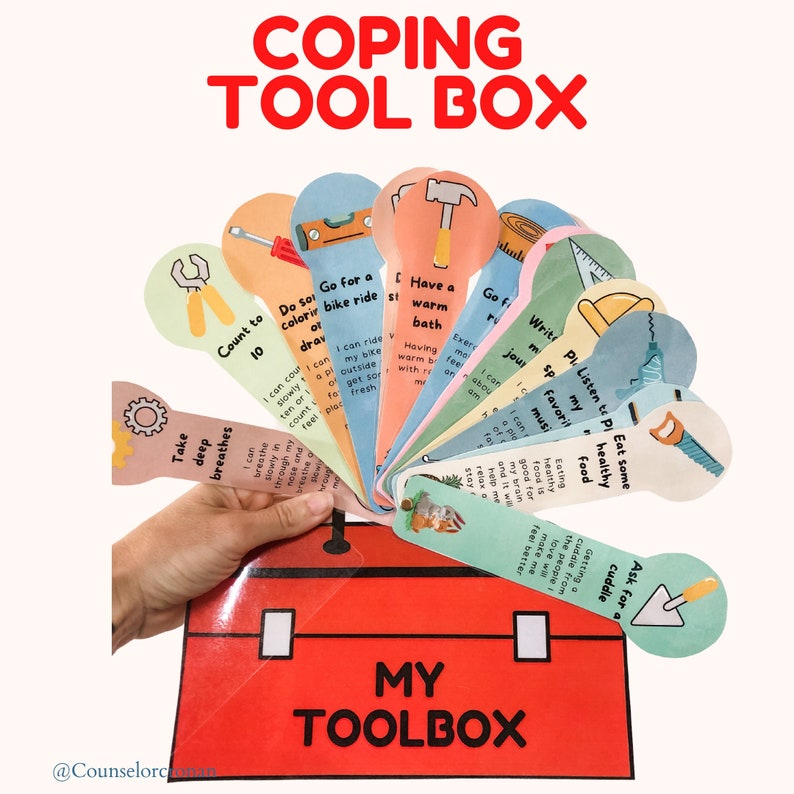 Coping Skills Tool Box Feelings Poster Calming Down Corner - Etsy