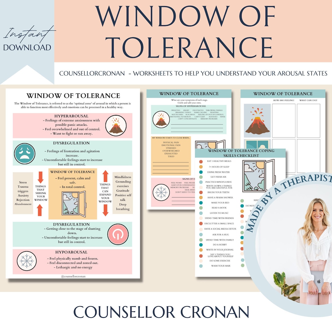 Window of Tolerance, Arousal States, Emotional Regulation, Therapy ...