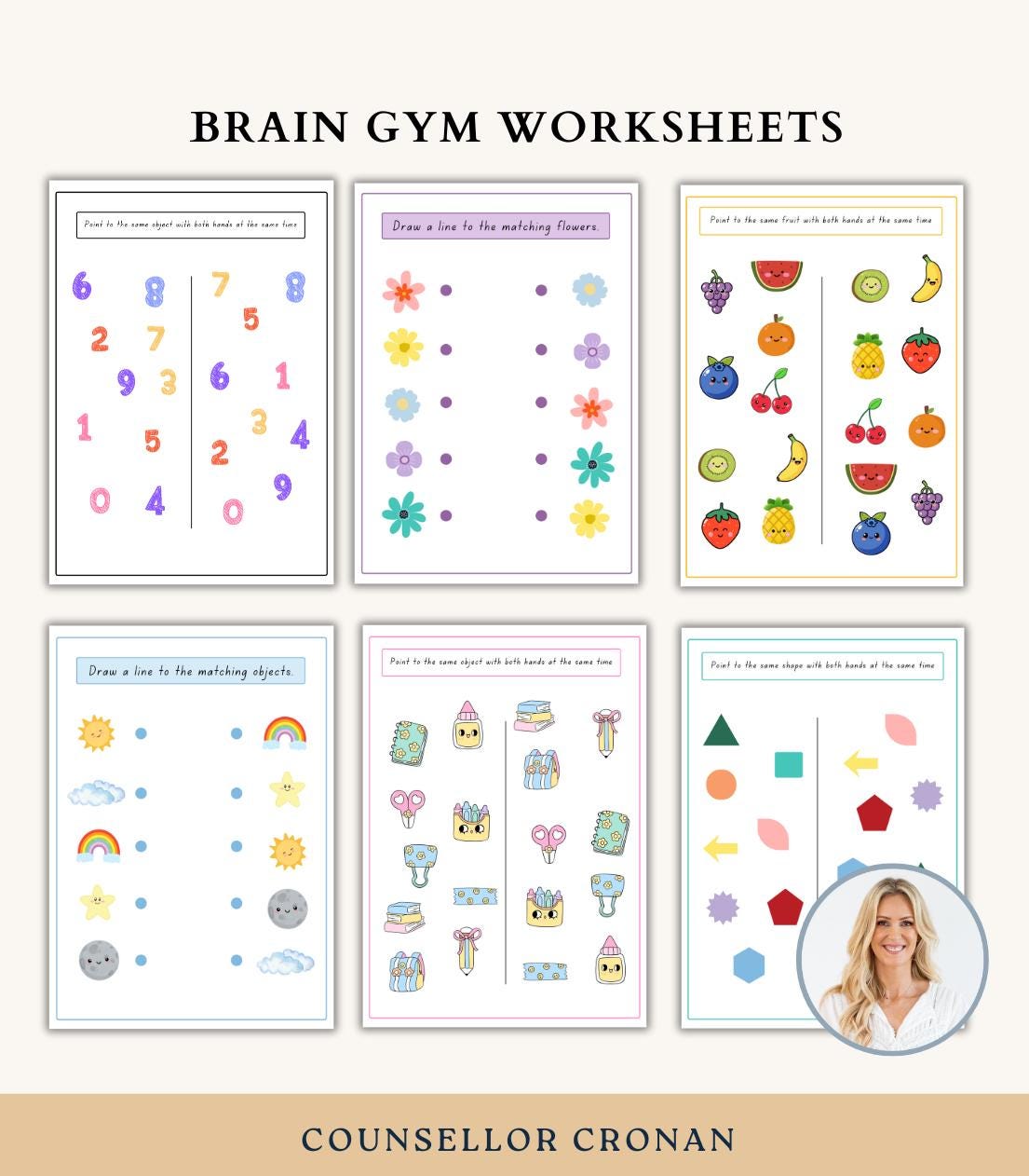 Mind Moves: A Brain Gym Exercise Workbook for Kids. Unlocking Mental ...