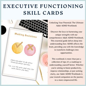 Executive Functioning Skill Cards. 52 Watercolor Flash Cards. Adhd Life ...