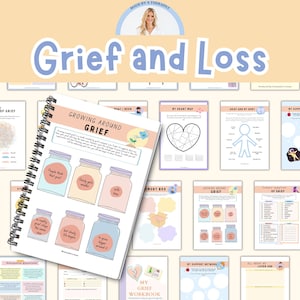 Grief and Loss Therapy. Question and Affirmation Cards for Kids and ...