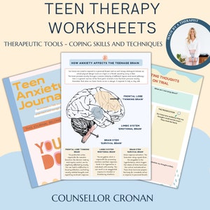 Teen Mental Health Workbook, Social Emotional Learning, Anxiety ...