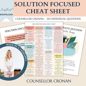 Solution Focused Therapy Mega Bundle, Goals, Inner Strength, Therapy ...