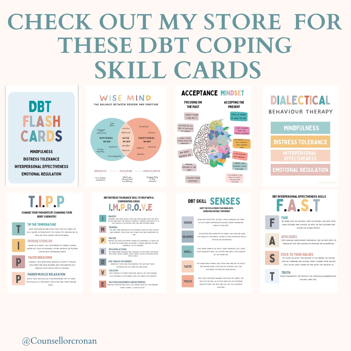 SUDS Subjective Units of Distress Scale EMDR BPD Therapy | Etsy