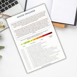 Anger Management Workbook. the Four Types of Anger. Self-control ...