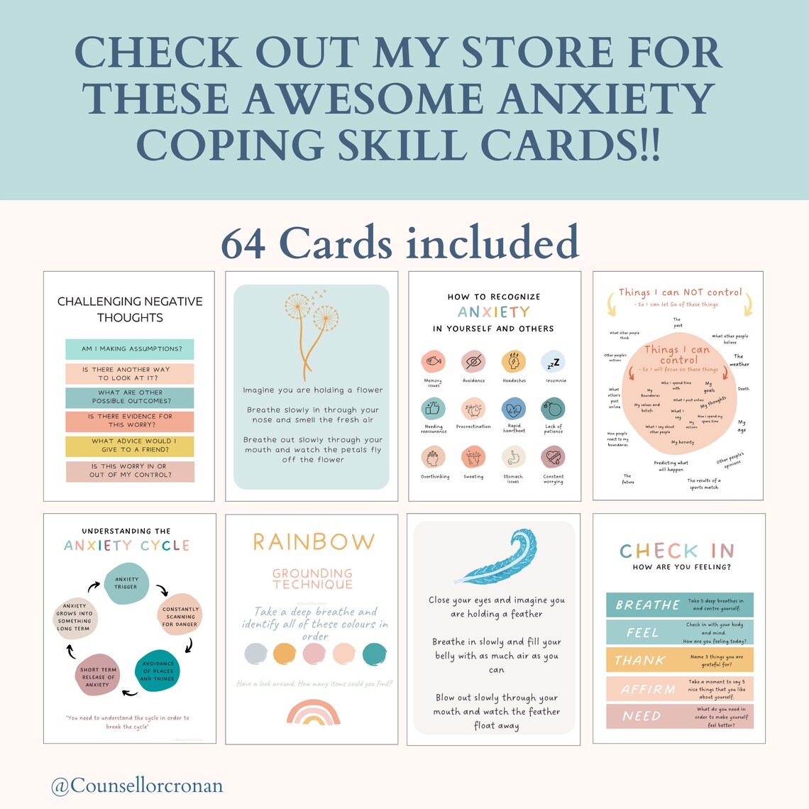 What is in My Control Poster, Therapy Office Decor, Circle of Control ...
