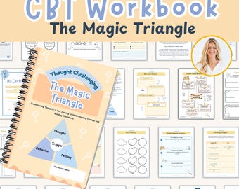 Kids CBT Workbook – the Magic Triangle, Therapy for Anxiety - Etsy