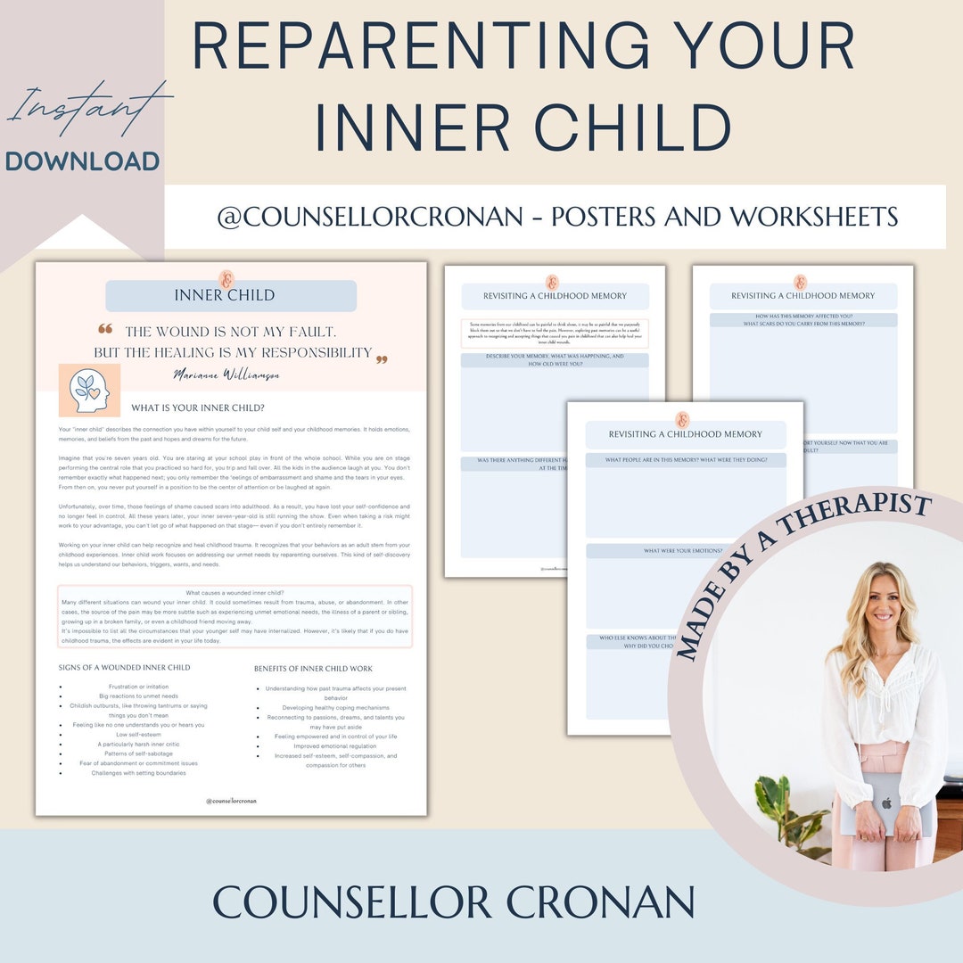 Reparenting Your Inner Child, Inner Child Wounds, Attachment Styles ...