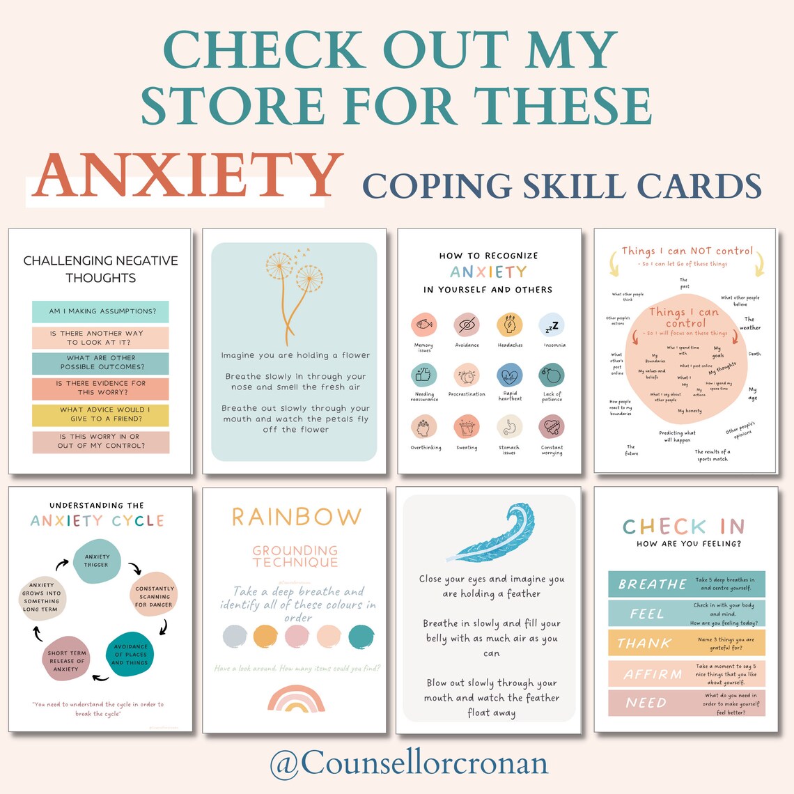 Coping Skills Tool Box Feelings Poster Calming Down Corner - Etsy