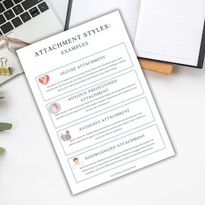 Attachment Styles Quiz, Adult Attachment Styles, Attachment Worksheet ...