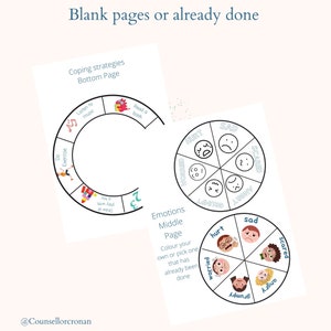 Emotional Regulation, Zone, Coping Skills for School Spinner, Social ...