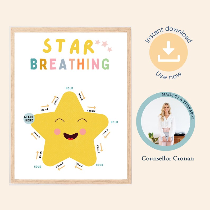 Set of 15 Calming Corner Posters, Kids Mental Health, Calm Down Kit ...