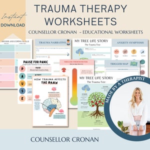 Therapy Mega Bundle Worksheets, Counselling Tools, Psychologist ...