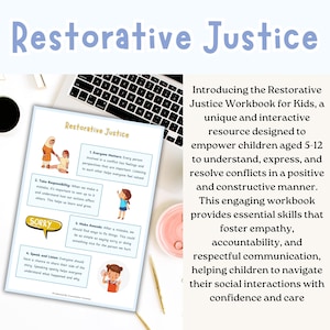 Restorative Justice Workbook. Think Choice Worksheets for Kids Aged ...