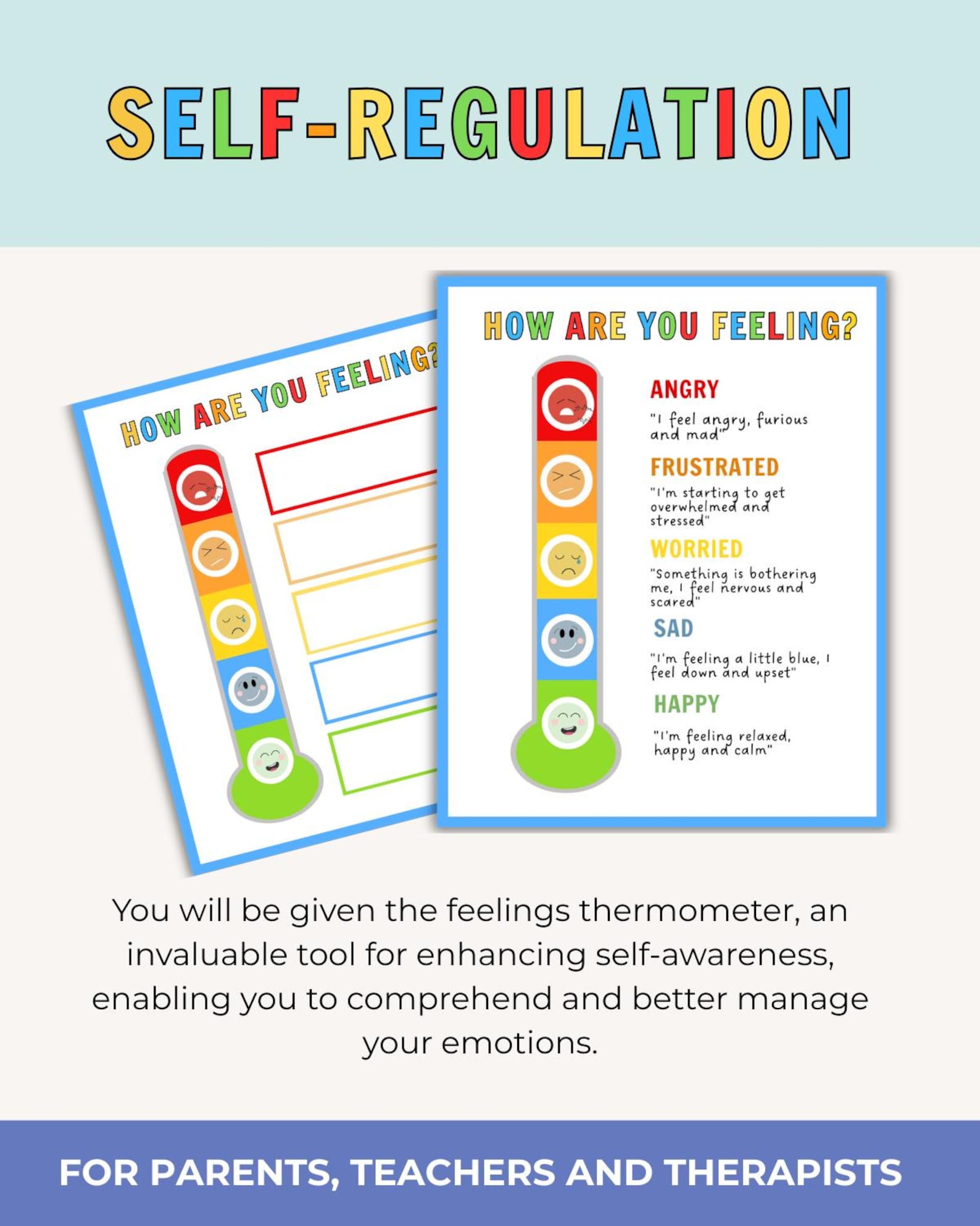 Self-regulation Child Feelings. Emotional Regulation, Coping Skills ...