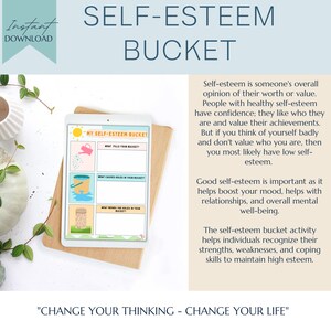 The Self Esteem Bucket Self Worth Self Love Confidence - Etsy
