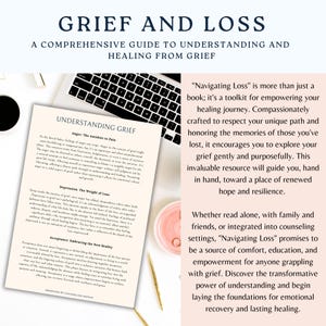 Understanding Grief and Loss Journal. Wellbeing Planner. Self ...