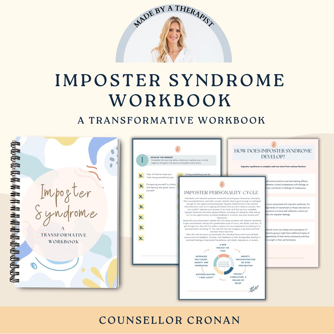 Imposter Personality Cycle Worksheets, Therapy Office Decor, Therapy ...