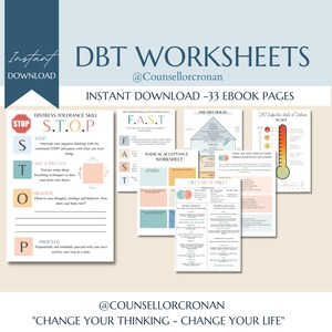 Therapy Worksheet Bundle Psychology Resources Inner Critic - Etsy