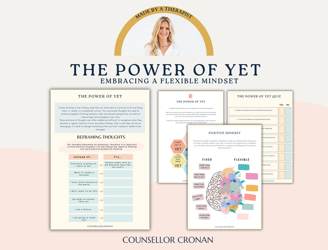 Positive Thinking Planner. Using the Power of Yet. Nervous System ...