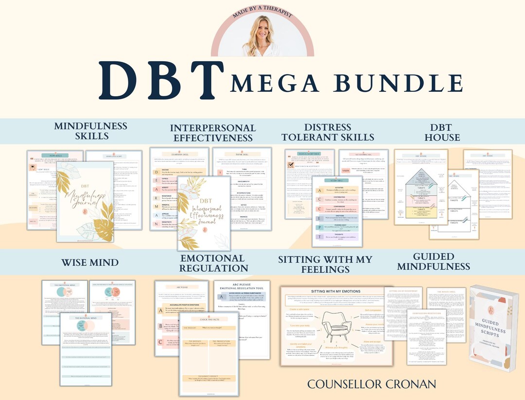 Ultimate DBT Bundle. DBT Workbook. Mindfulness, Interpersonal ...
