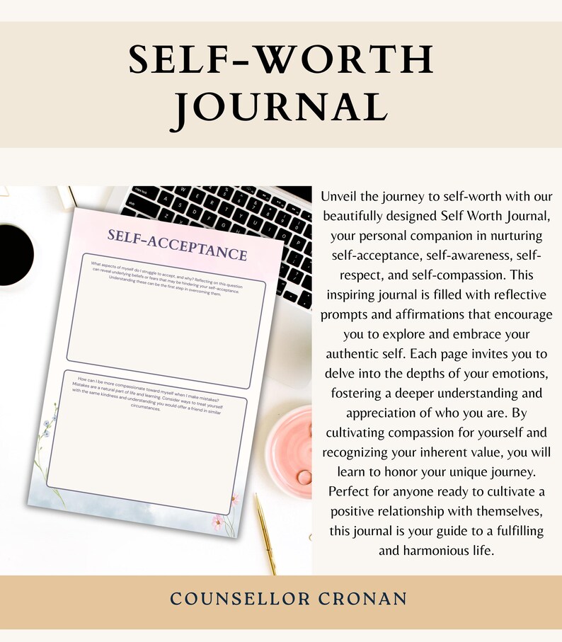 Self-worth Journal: Self-discovery, Self-love - Etsy