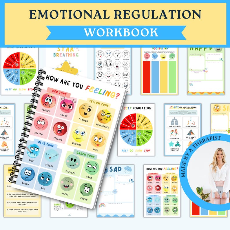 Self Regulation Mega Bundle Worksheets, Cards, Coping Skills Poster Kit ...