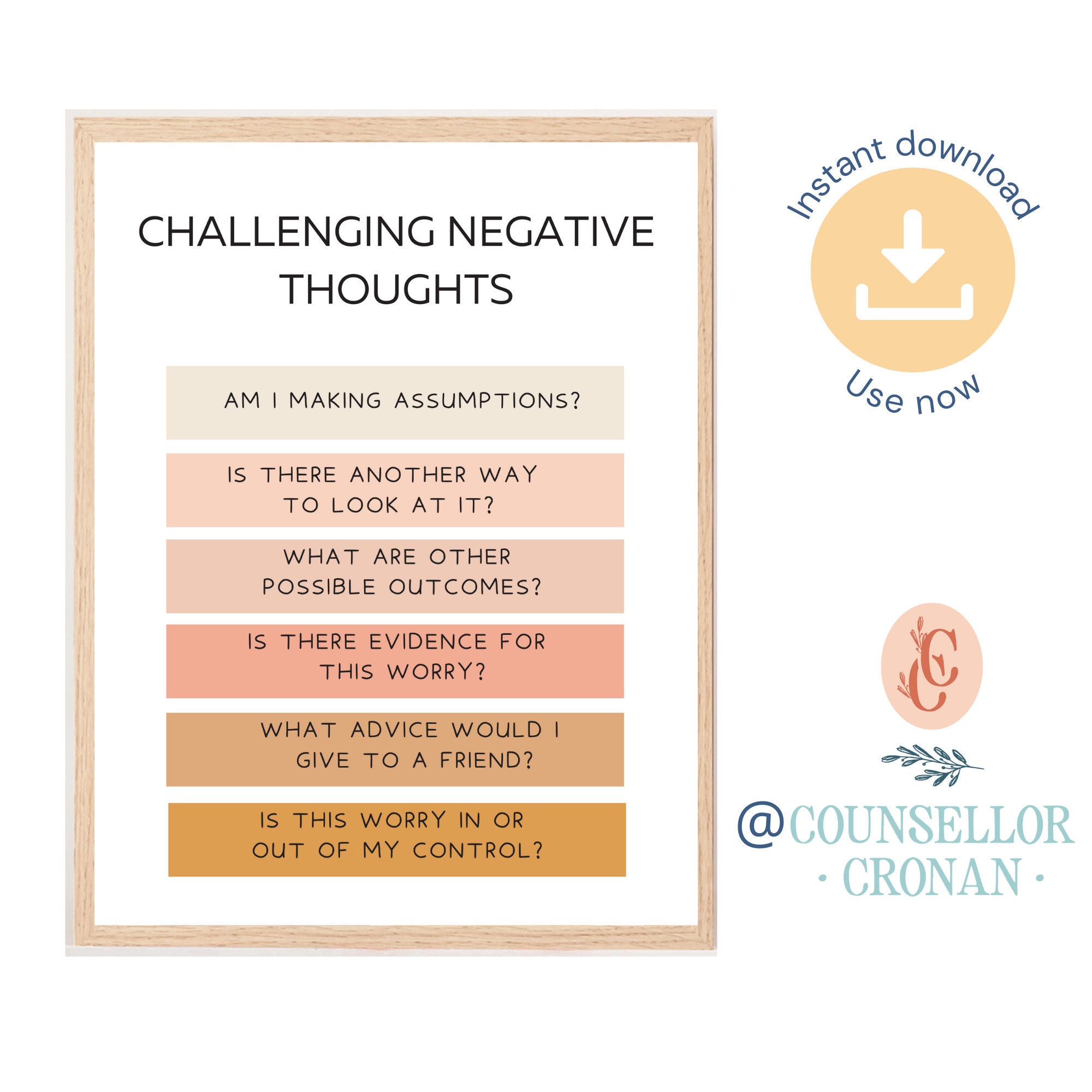 Challenging Negative Thought, Anxiety Relief, Social Psychology ...